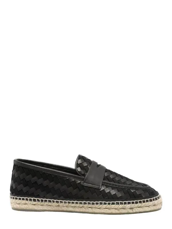 CastaÑer Woven Penny Espadrilles - Black