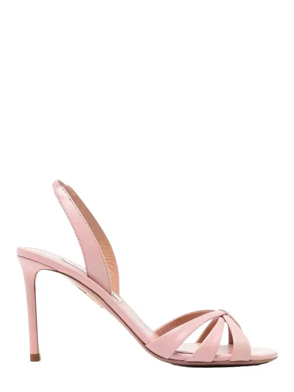 AQUAZZURA Strappy Knotted Sandals - Pink