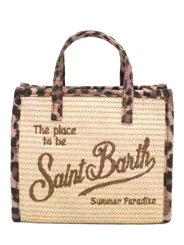 MC2 SAINT BARTH Mini Vivian Tote Bag - Neutrals