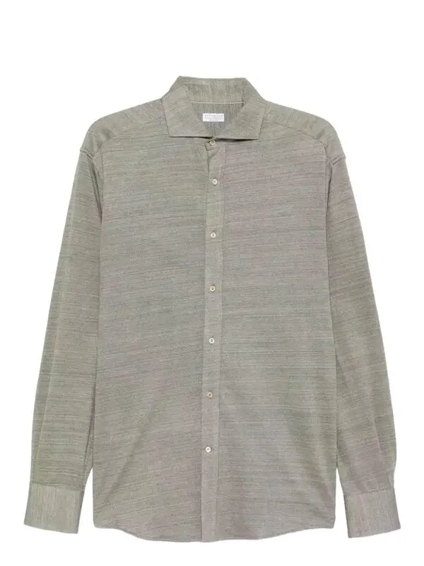 Brunello Cucinelli Button-fastening Shirt - Grey