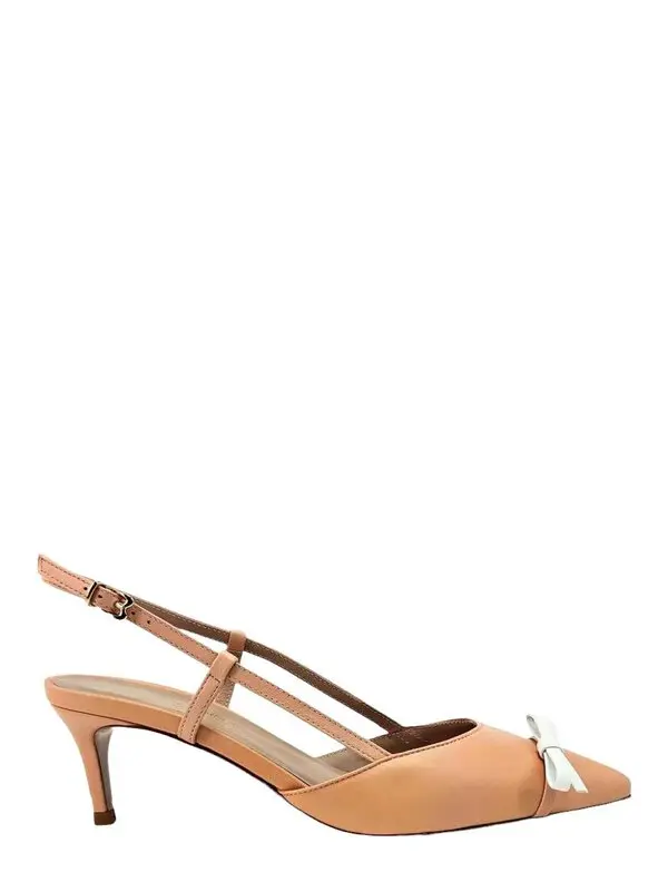 MADISON.MAISON Alessia Leather Slingback Pumps - Pink