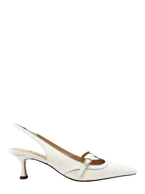 MADISON.MAISON Penny Slingback Pumps - White