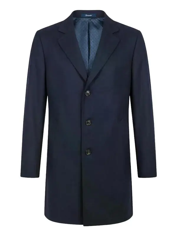 DRUMOHR Single-breasted Coat - Blue