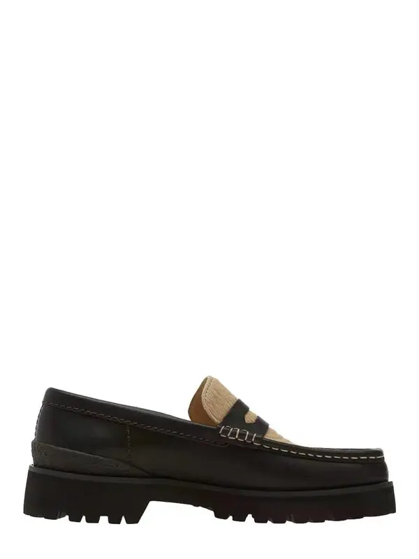 Clarks Yukoner Penny Loafers - Brown