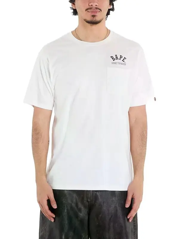 A BATHING APE Pocket Short-sleeve T-shirt - White