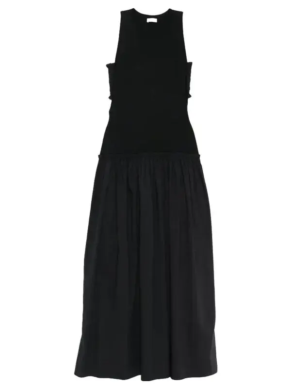 Liu Jo Ribbed-knit Sleeveless Maxi Dress - Black