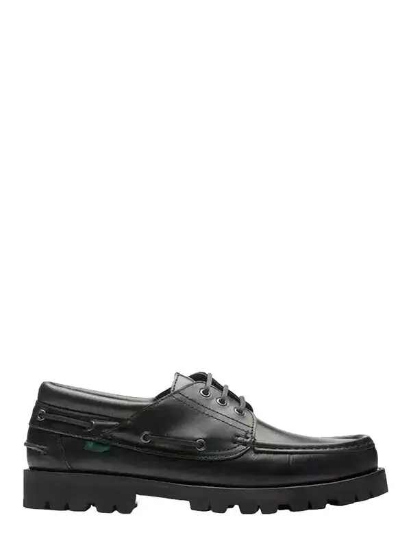 Paraboot Briac Lace-up Boat Shoes - Black