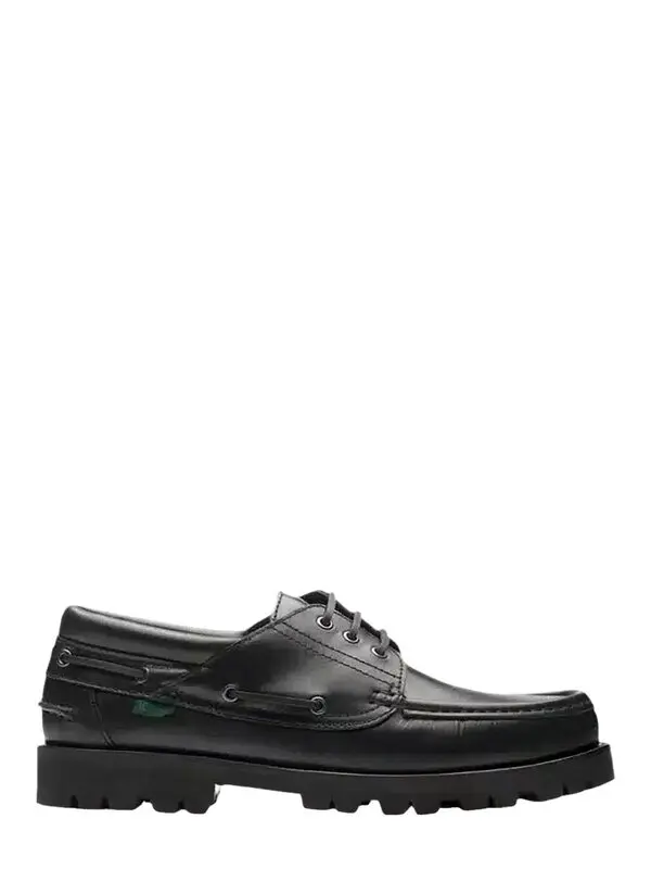 Paraboot Briac Lace-up Boat Shoes - Black