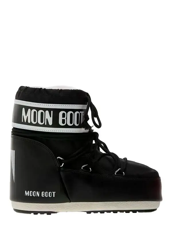 Moon Boot Icon Low Lace-up Sneakers - Black