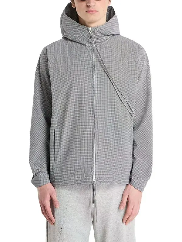POST ARCHIVE FACTION Opening Hooded Zip Jacket - Grey