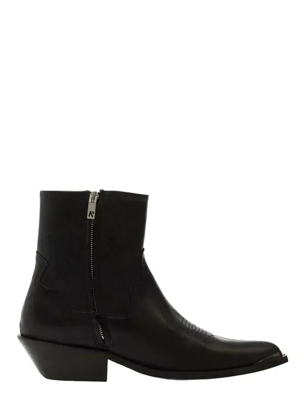 REPRESENT Michael Zip Leather Boots - Black