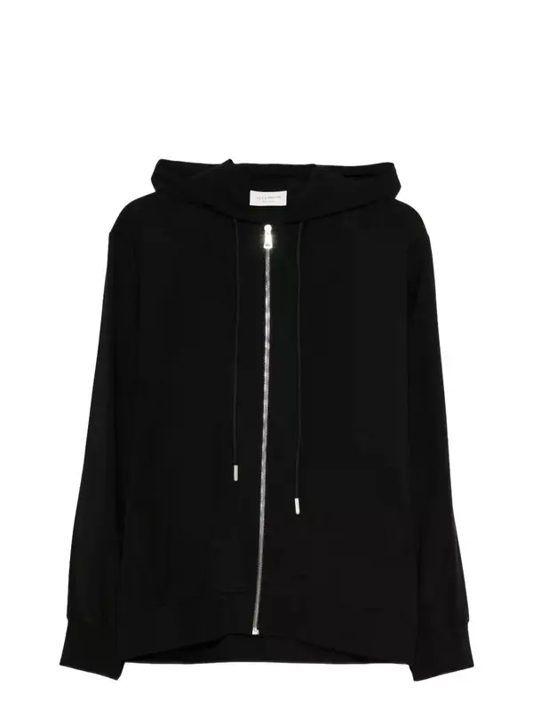 YES LONDON Zip-fastening Hoodie - Black
