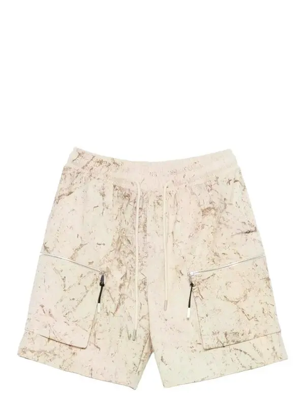 YES LONDON Pocket Drawstring Shorts - Neutrals