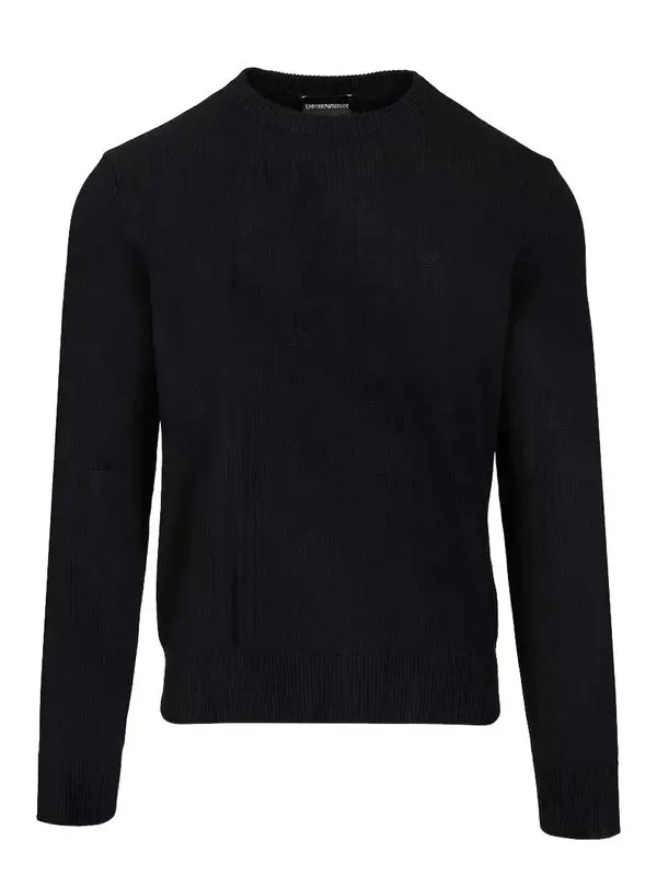Emporio Armani Crew-neck Sweater - Black