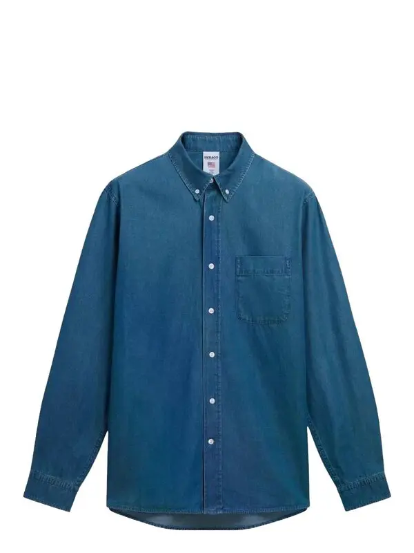 SEBAGO Buttoned Pocket Shirt - Blue
