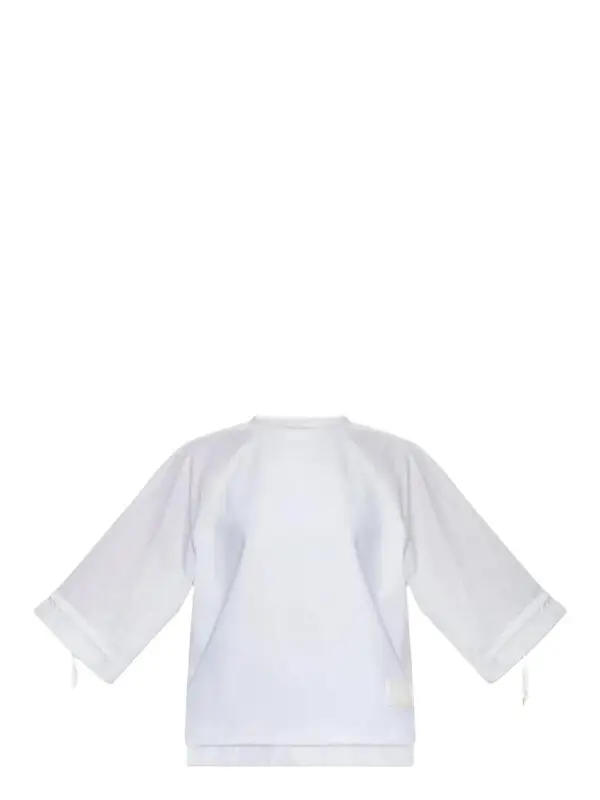Max Mara Cuff Detail Top - White