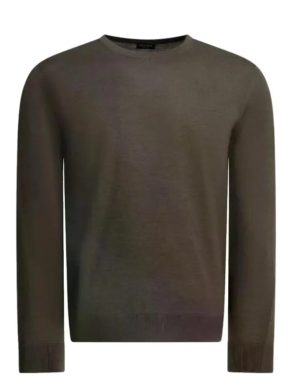 Zegna Crewneck Sweater - Green