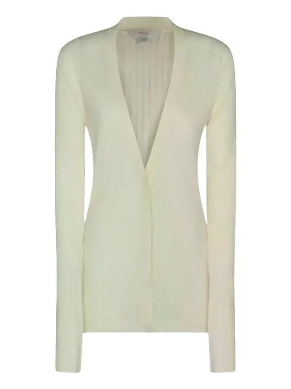 Malo V-neck Knitted Cardigan - Neutrals