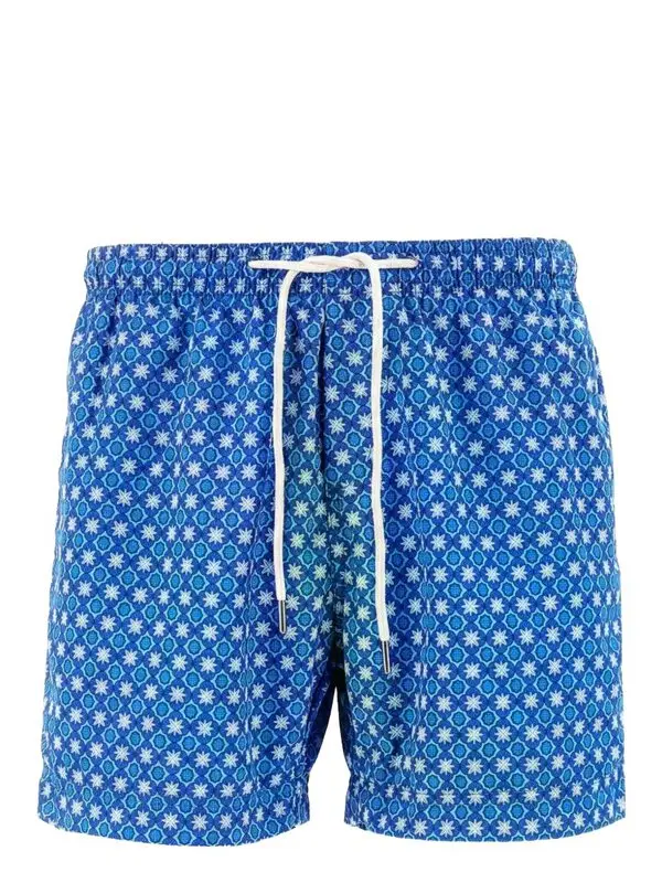 PENINSULA SWIMWEAR Printed Swim Shorts - Blue
