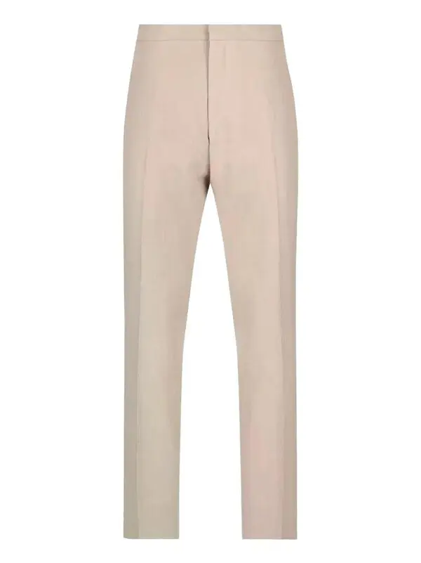 Zegna Elasticated Waist Trousers - Neutrals