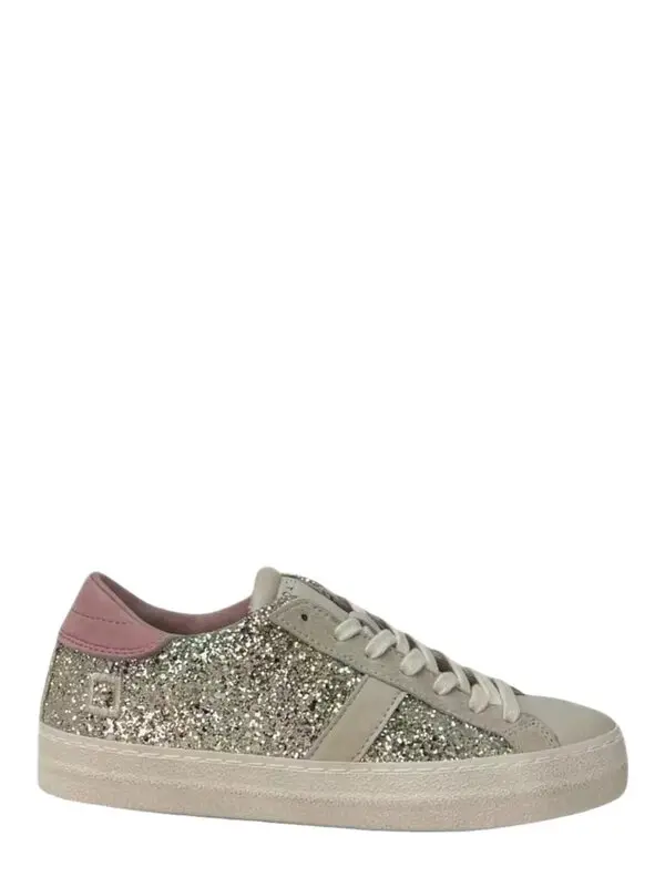 D.a.t.e. Hill Low Lace-up Sneakers - Gold