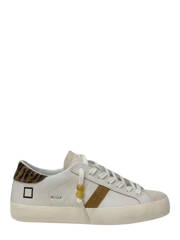 D.a.t.e. Hill Low Tiger-print Sneakers - Neutrals