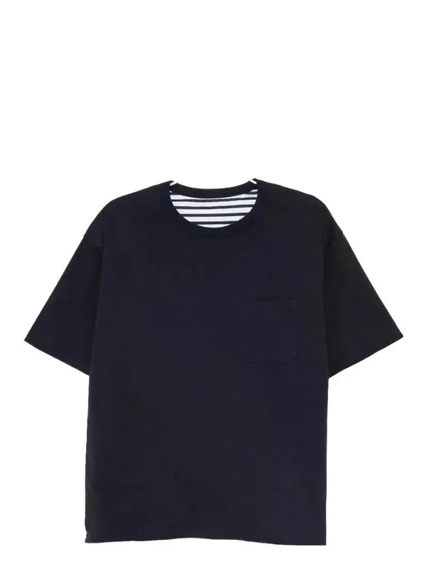 ROY ROGER'S X Engineered Garments Reversible Striped T-shirt - Blue
