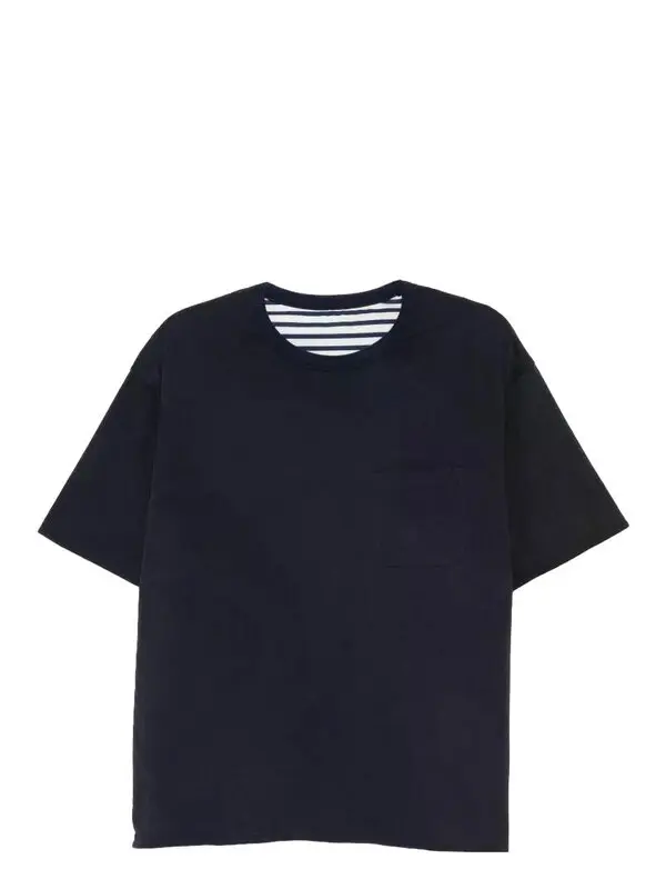 ROY ROGER'S X Engineered Garments Reversible Striped T-shirt - Blue