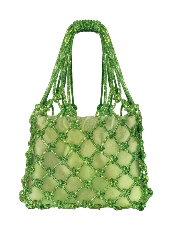 HIBOURAMA Knot-detail Shoulder Bag - Green