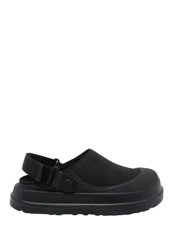 UGG Round Toe Logo Clogs - Black
