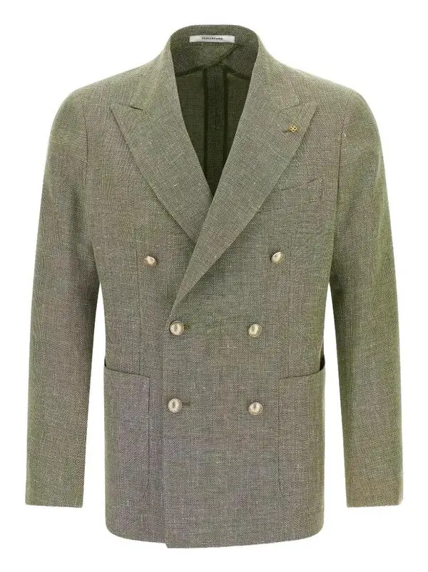 Tagliatore Montecarlo Double-breasted Blazer - Green