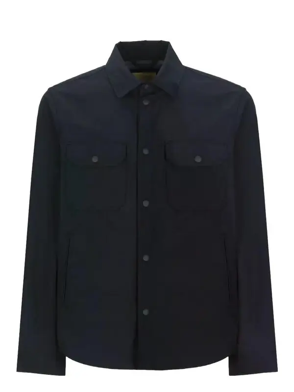 Woolrich Long-sleeved Button Shirt - Blue