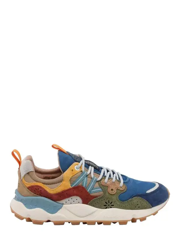 FLOWER MOUNTAIN Yamano 3 Lace Up Sneakers - Blue