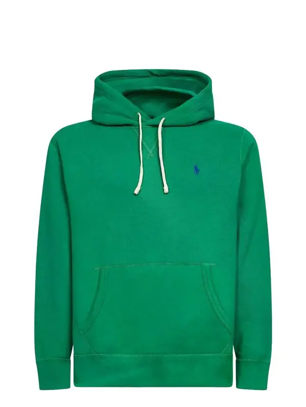 Polo Ralph Lauren Logo-embroidered Hoodie - Green