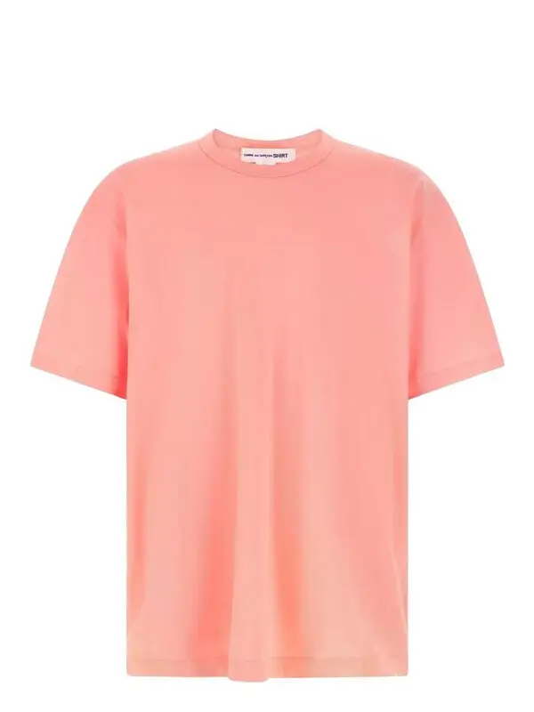 Comme Des Garçons Logo Print T-shirt - Pink