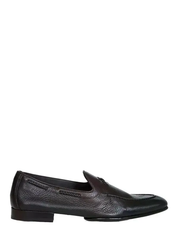 DOUCAL'S Leather Loafers - Brown