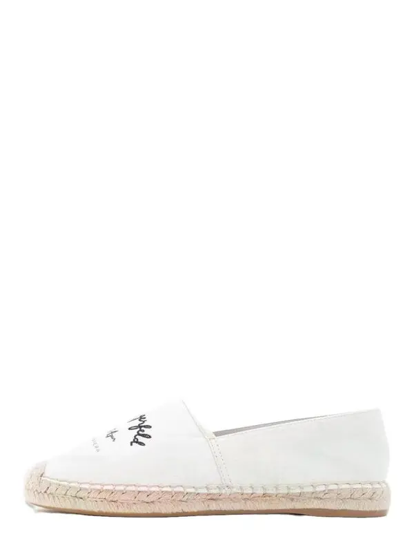 Karl Lagerfeld Round-toe Espadrilles - White