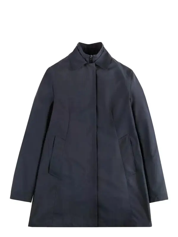 FAY Morgan Collared Coat - Blue