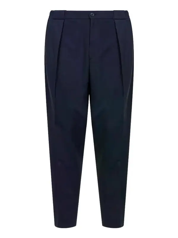BRIGLIA 1949 Portobellos Pleated Trousers - Blue