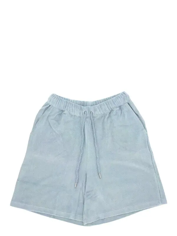 Majestic Filatures Drawstring Elasticated Shorts - Blue