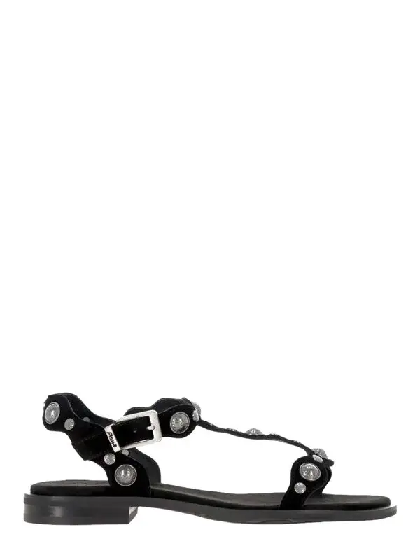 Ash Phanny Studded Sandals - Black