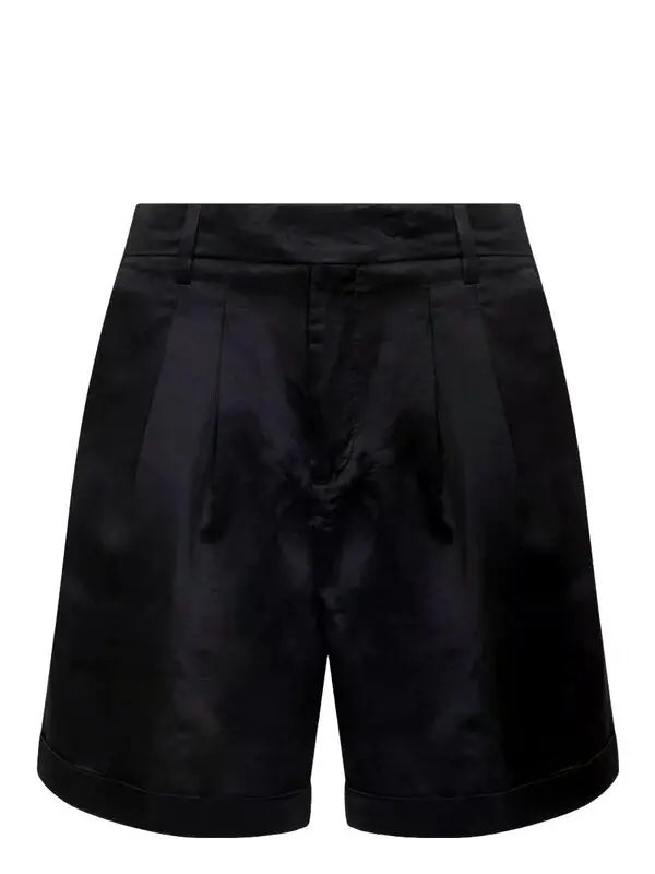 BRIGLIA 1949 Isabelle Pleated Shorts - Black
