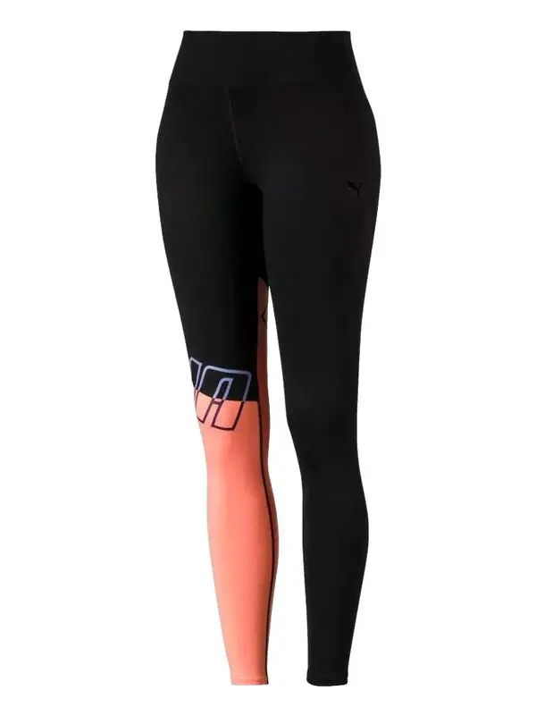 PUMA All Me 7/8 Colour-block Leggings - Black