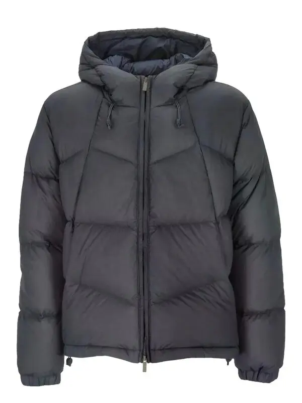 K-WAY Hooded Padded Jacket - Grey