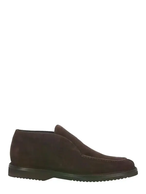 ORTIGNI Leather Desert Boots - Brown