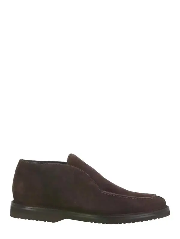 ORTIGNI Leather Desert Boots - Brown