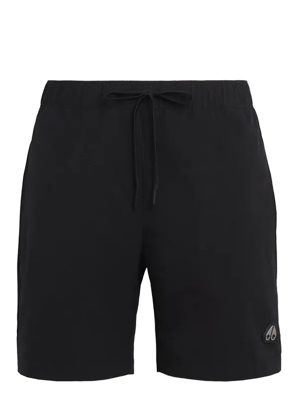 Moose Knuckles Drawstring Swim Shorts - Black