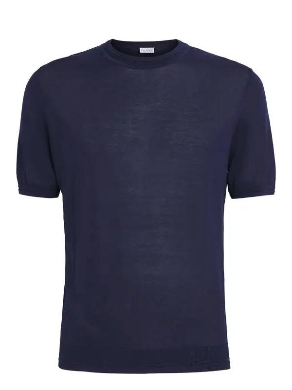 Pal Zileri Knitted T-shirt - Navy