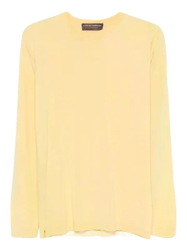 FILIPPO DE LAURENTIIS Round-neck T-shirt - Yellow