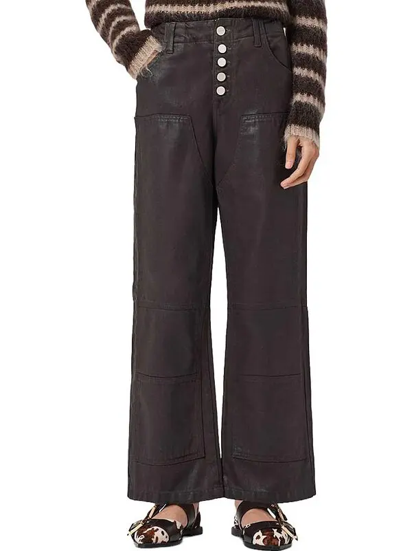ALLSAINTS Tay Carpenter Coated Jeans - Coated Brown